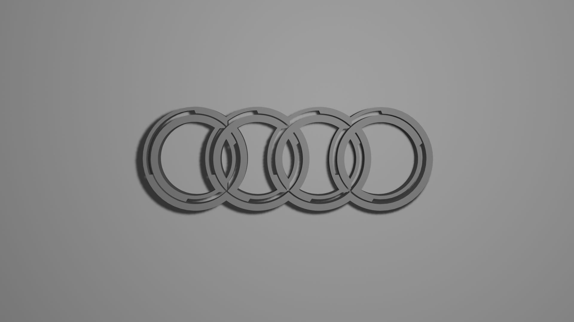 Audi logo by tubi | Download free STL model | Printables.com