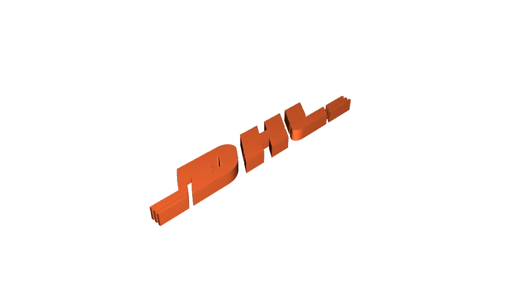 DHL logo by tubi | Download free STL model | Printables.com