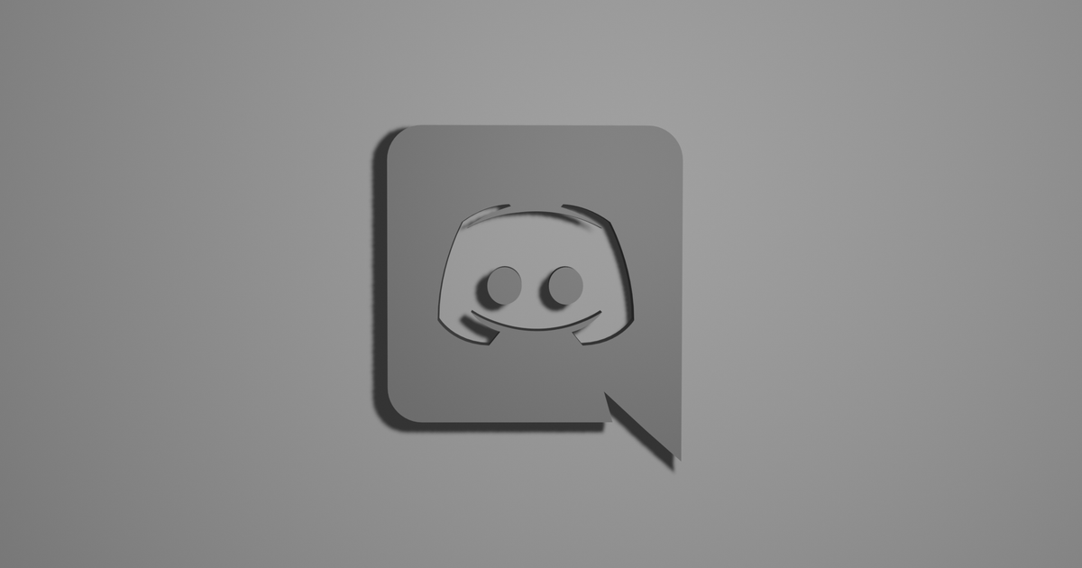 Discord logo por tubi | Descargar modelo STL gratuito | Printables.com