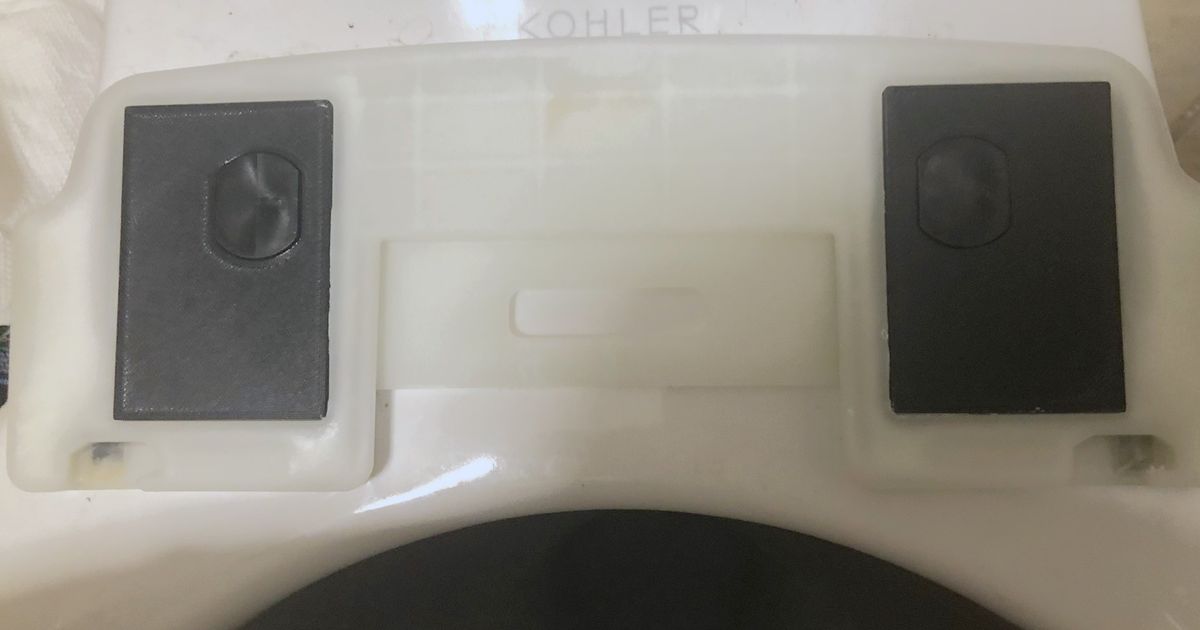 Kohler bidet plate adapter for K-1321002 by rrauenza | Download free ...