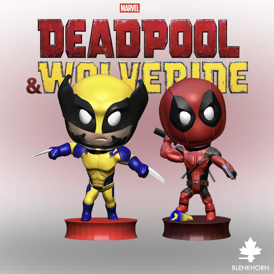 MARVEL DOUBLE BIT: WOLVERINE by Blenkhorn | Download free STL model ...