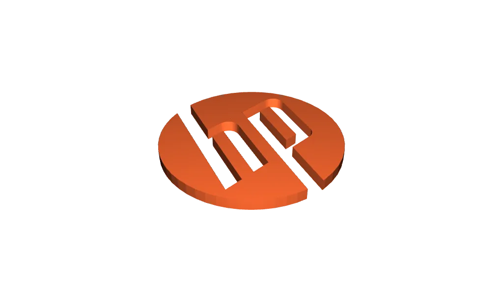 HP logo by tubi | Download free STL model | Printables.com
