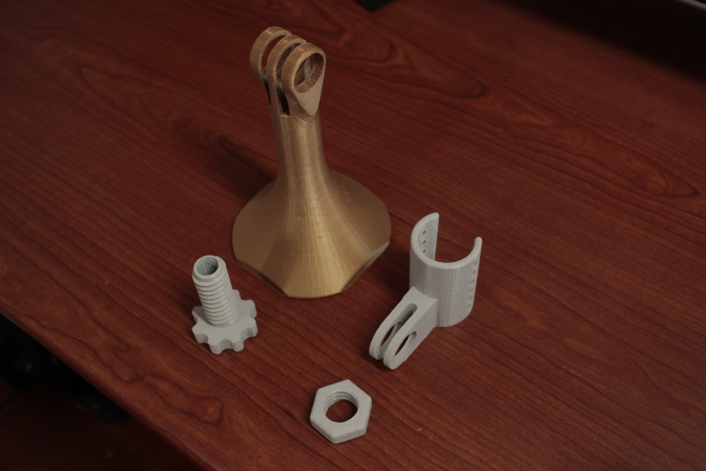 100% Printable Desktop Microphone Stand by esologic | Download free STL ...
