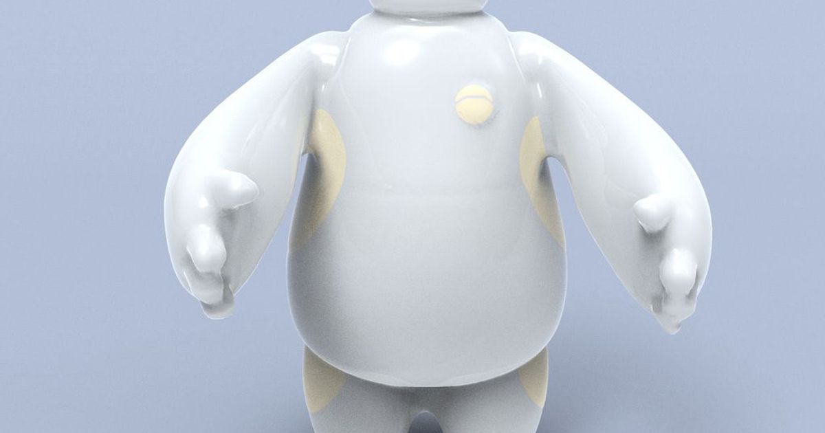 Bay Max（generated by Revopoint POP） by PLAprinter | Download free STL ...