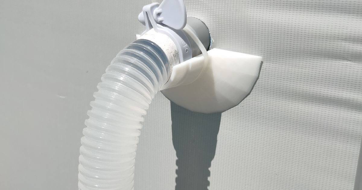 swimming pool tube holder by Precision Innovations | Download free STL model | Printables.com