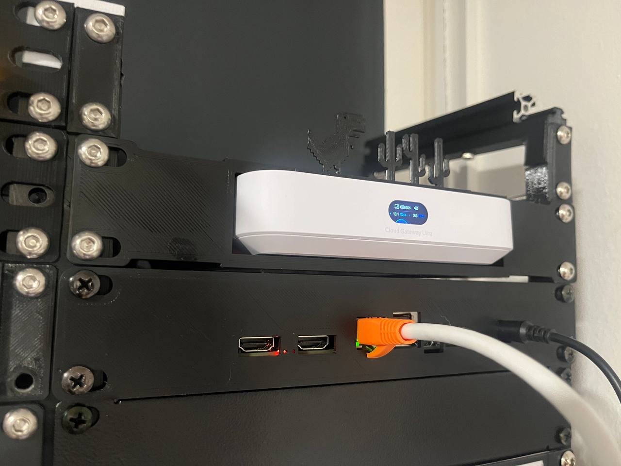 Reinforced Rack Mount for UniFi UXG Max | UniFi UCG-Ultra | UniFi UCG ...