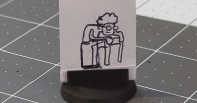 Paper Miniature Base by Xaasta | Download free STL model | Printables.com