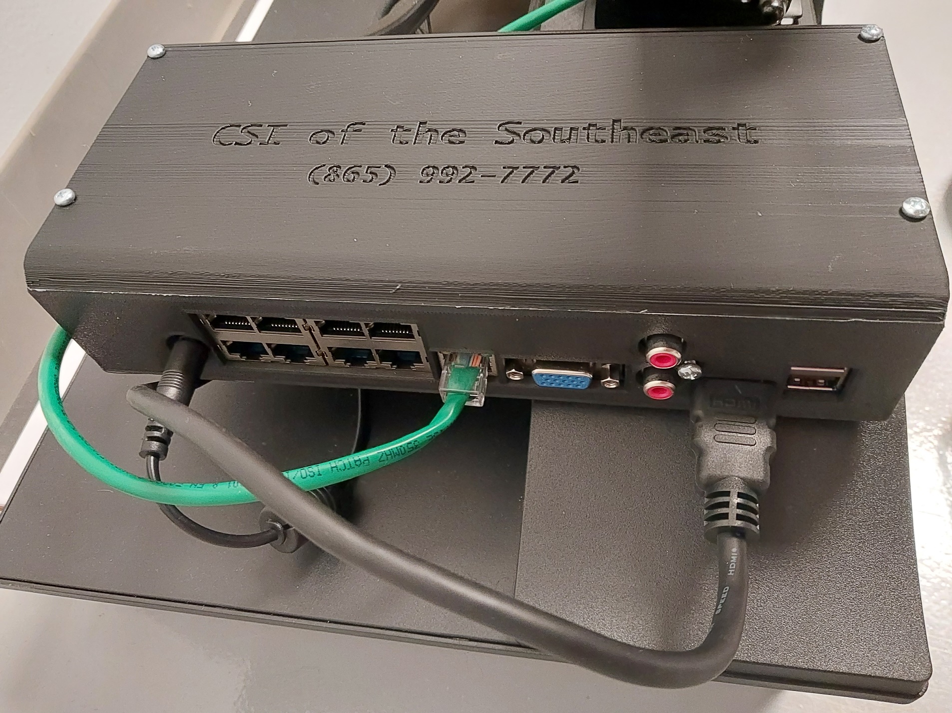 Dahua NVR VESA-mountable case. by 3DS3 | Download free STL model ...