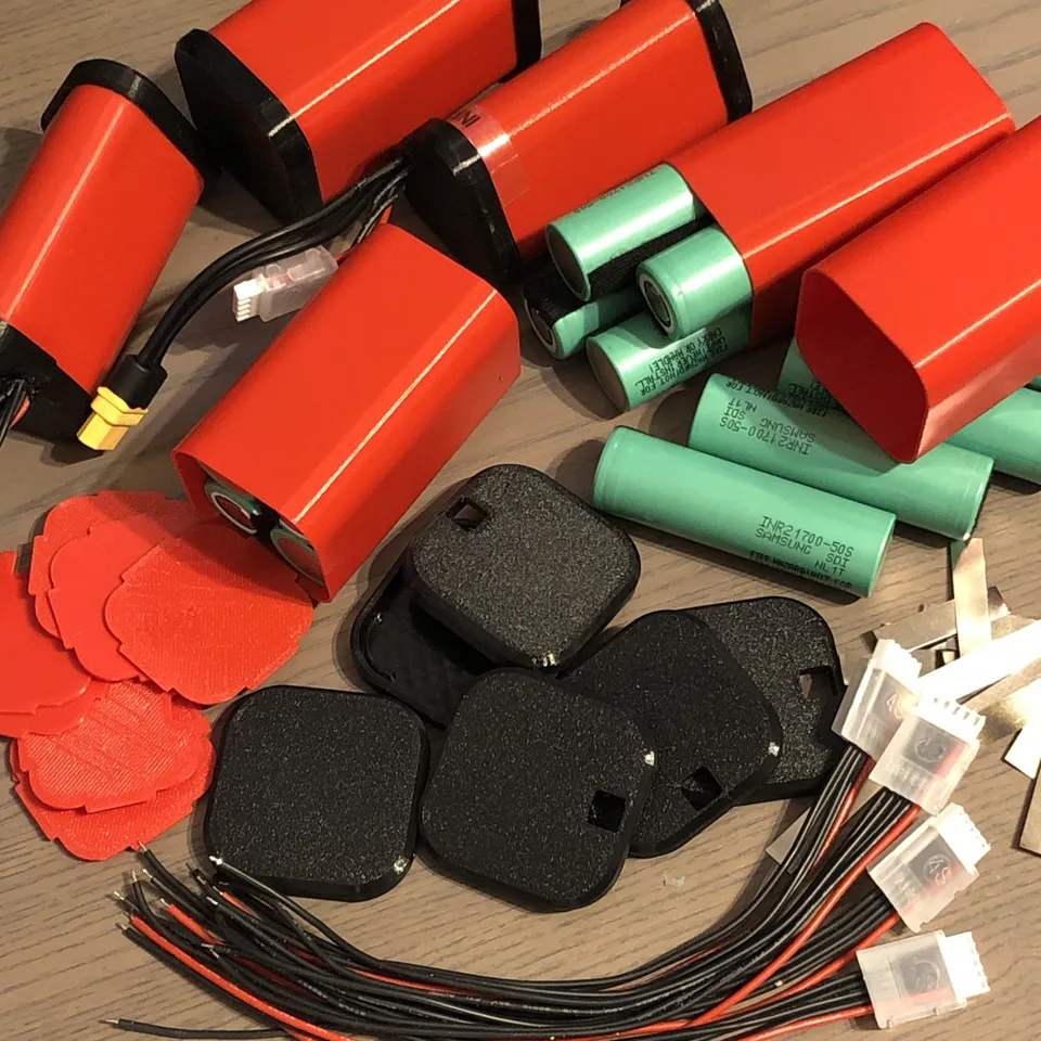 21700 Li-Ion 4S battery pack by Maxim Shchetynin | Download free STL ...