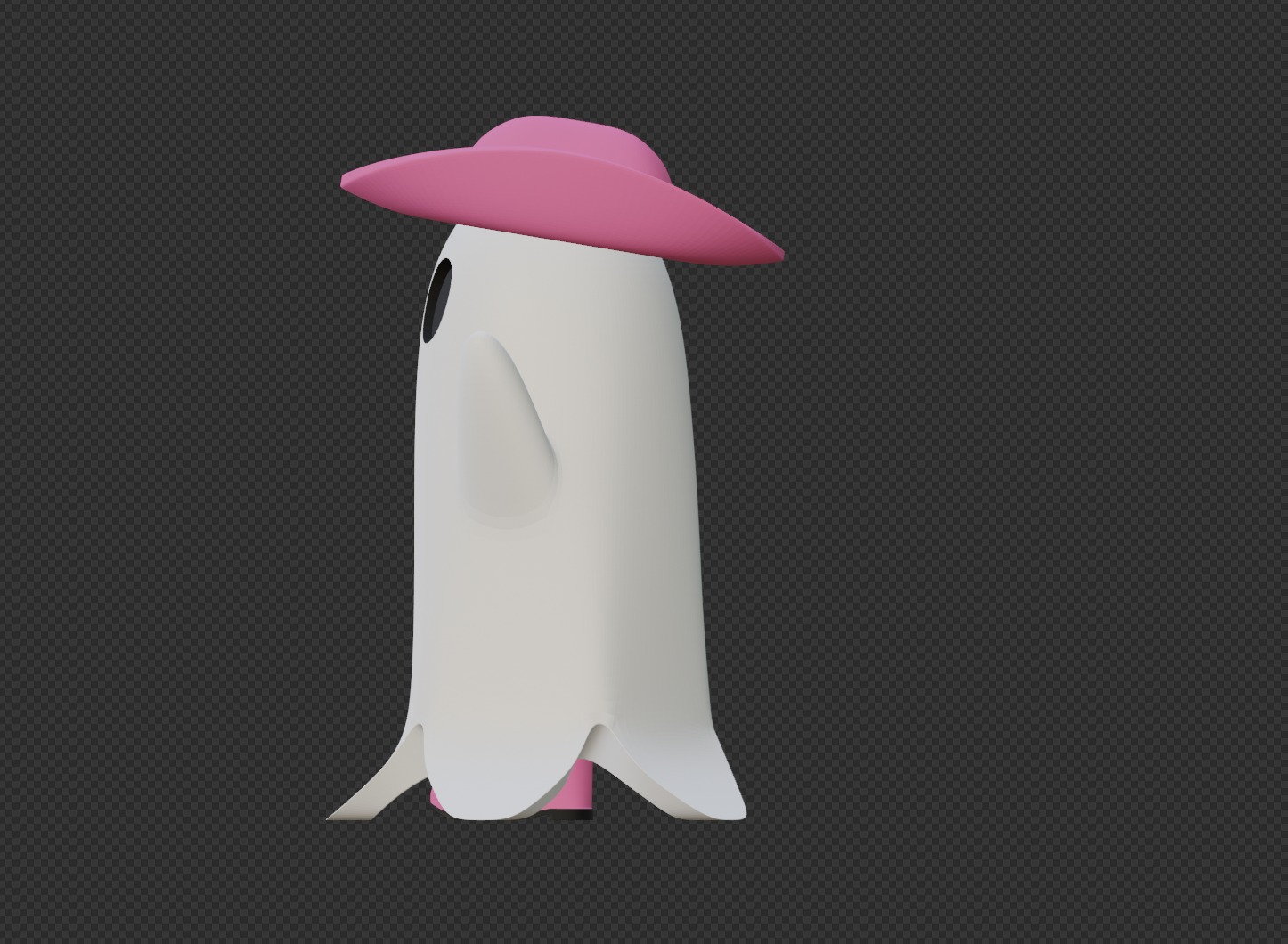 cowboy ghost print in place by wachapori | Download free STL model ...