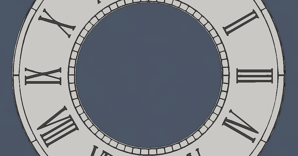 Clock face Roman by jattie | Download free STL model | Printables.com