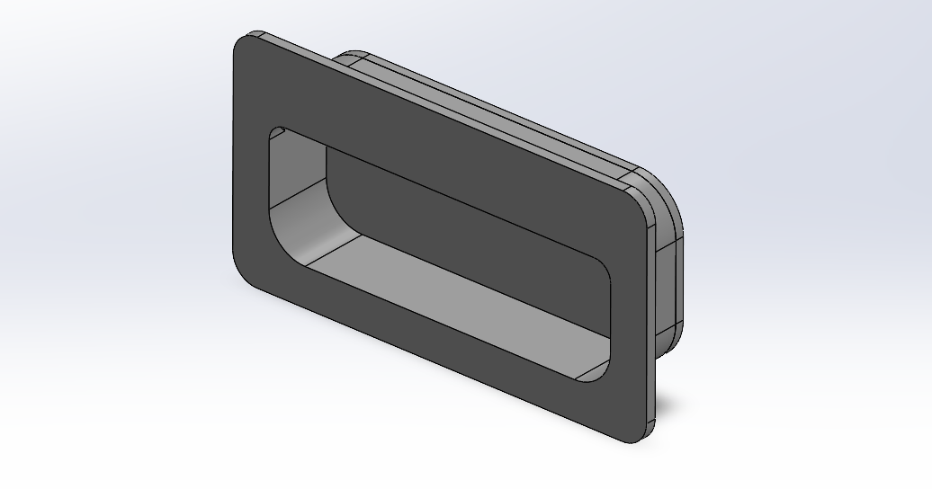 recessed kitchen handle by Bramzell | Download free STL model ...