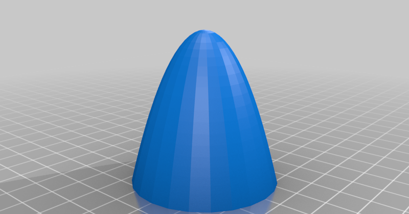 Nose cone for model rockets por Çınar Öztürk | Descargar modelo STL ...