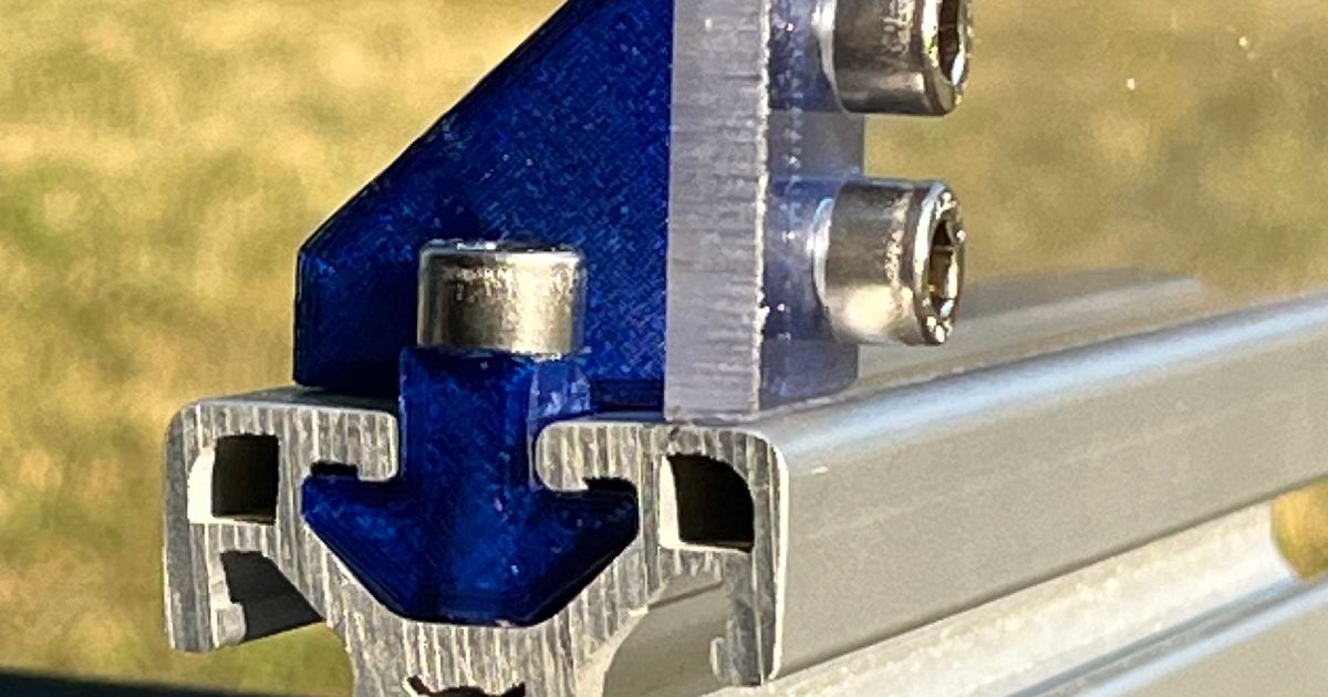 Panel Mount Bracket > 1.5Inch Rail by Alloysome | Download free STL ...