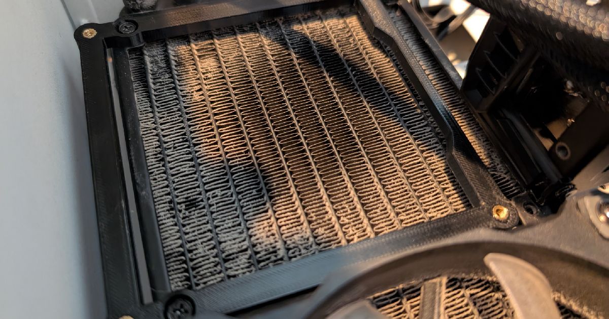 120mm Fan Offset Frame by jshank | Download free STL model | Printables.com