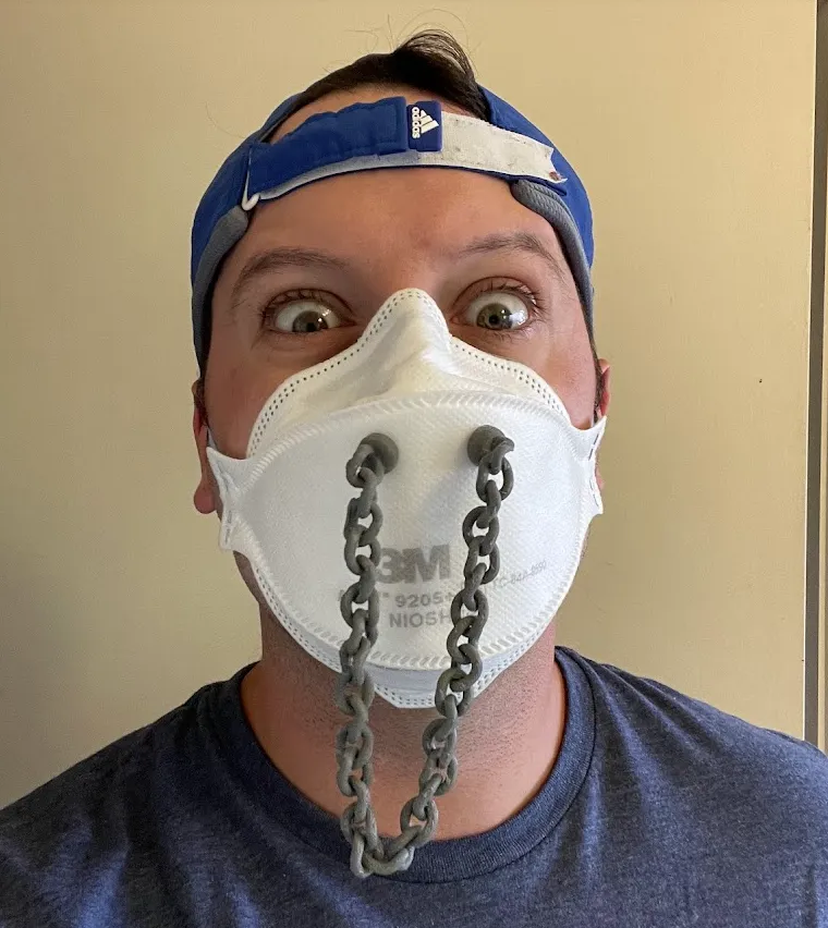 Mask Magnet Accessory - Chain by PatricktheBiosteamist | Download free ...