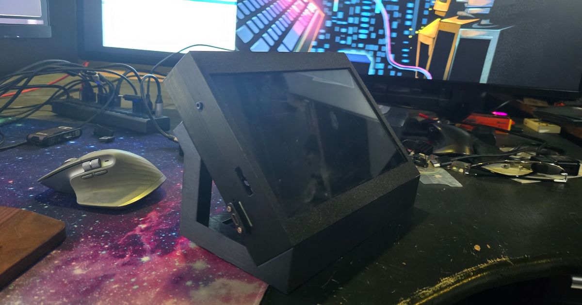 10 Inch Raspbery Pi Case Por Chris17453 Descargar Modelo Stl Gratuito