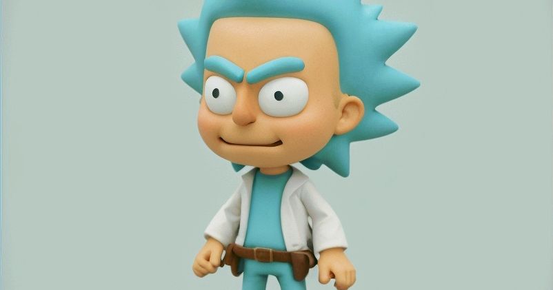 Nendoroid Rick Sanchez by Rhuan | Download free STL model | Printables.com