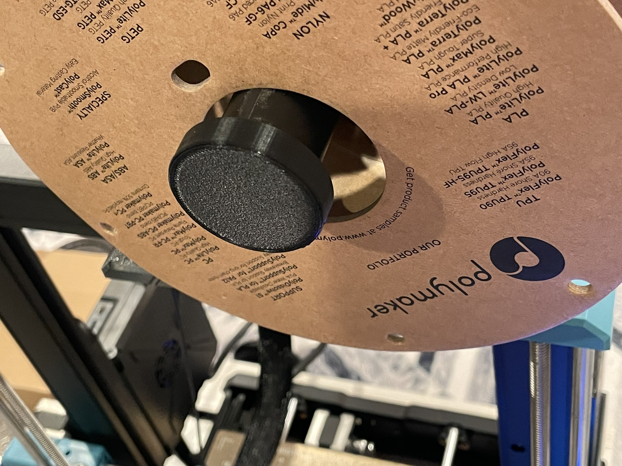 SV06 Spool Holder Tube End Cap by killdozer | Download free STL model ...