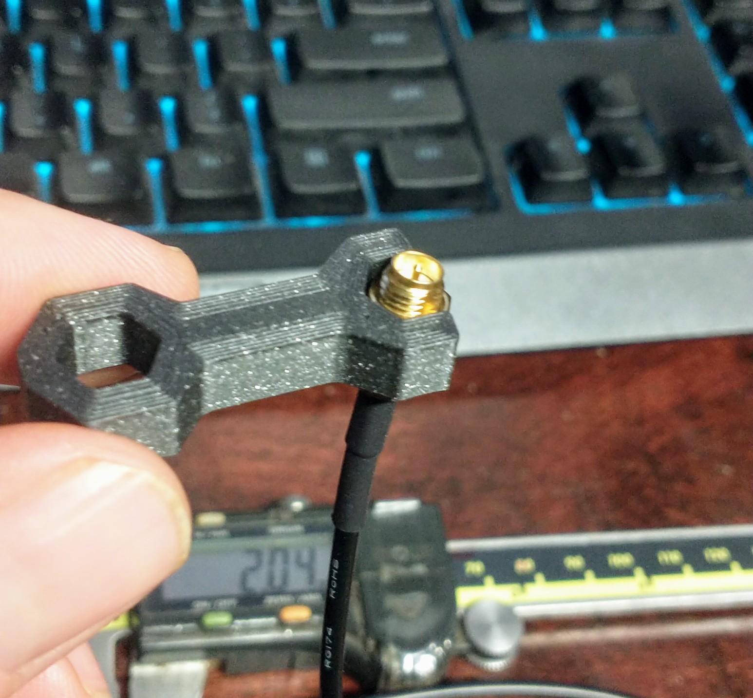 RP-SMA wrench by Vincent Kezel | Download free STL model | Printables.com