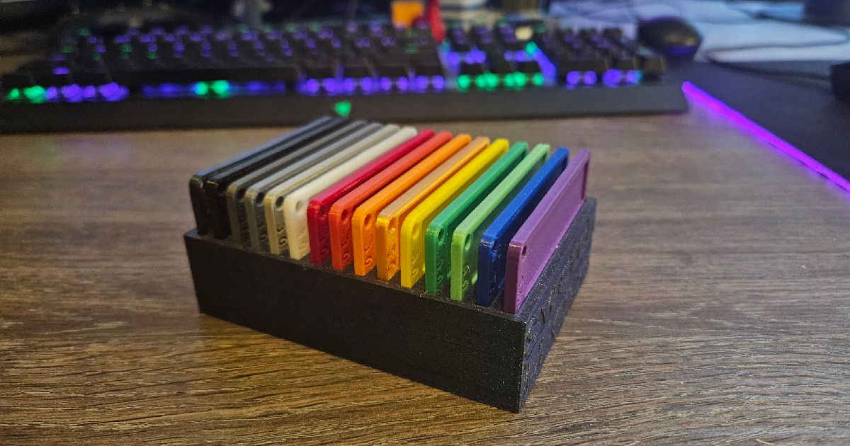 Swatch Box by Bakkerbilly | Download free STL model | Printables.com