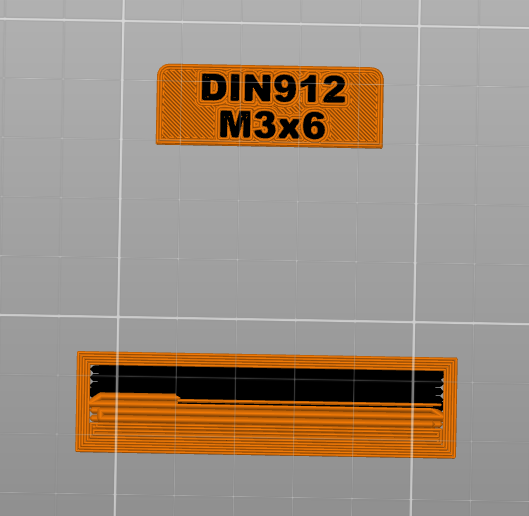 Gridfinity Snap-In Label - Easy MMU Print by SebastianB | Download free ...