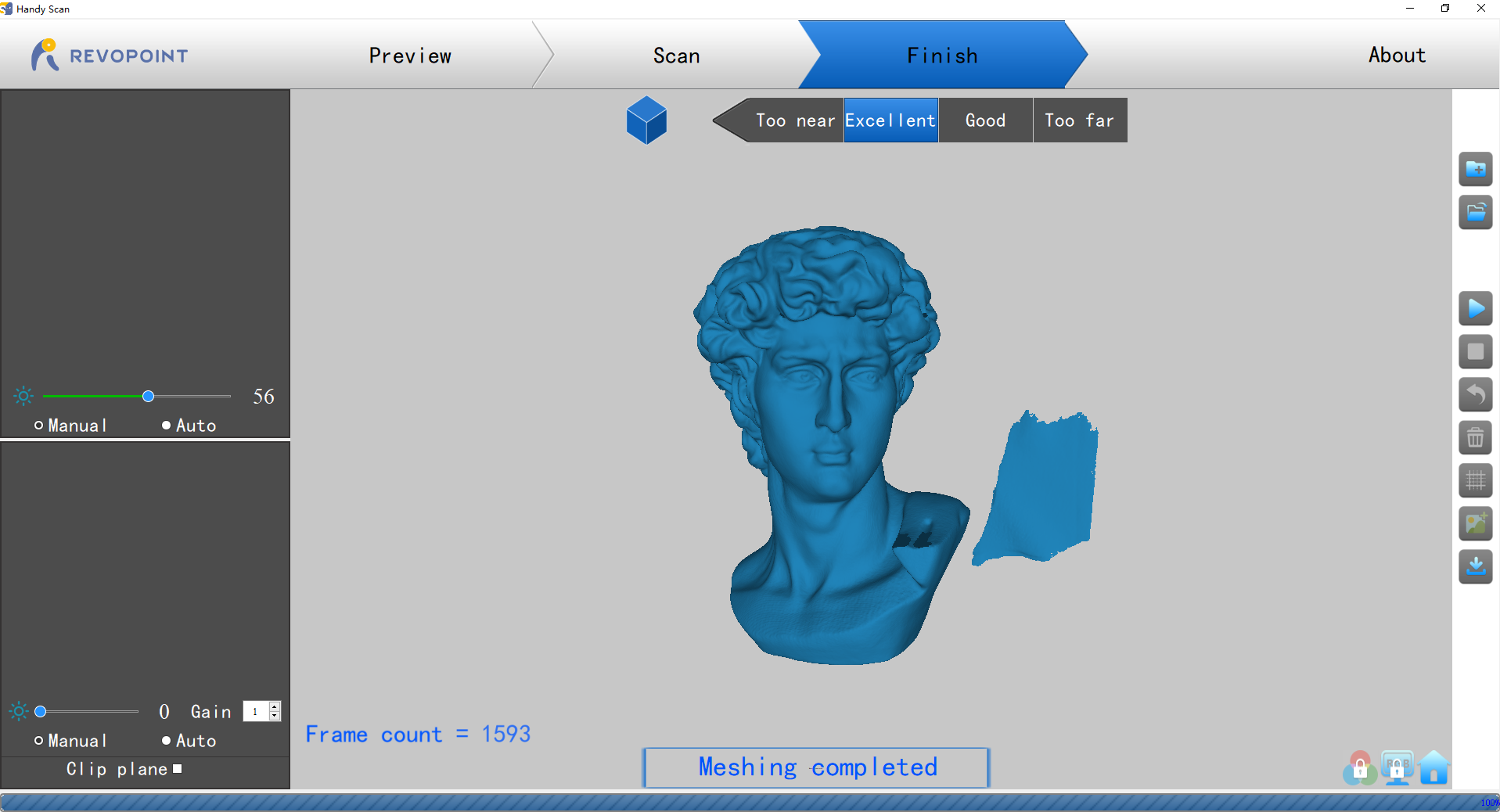 David（scanned by Revopoint POP 3D scanner） by PLAprinter | Download ...