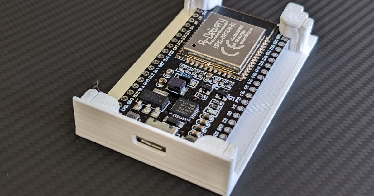 AZDelivery ESP-32 mount using clips by guidosenff | Download free STL ...