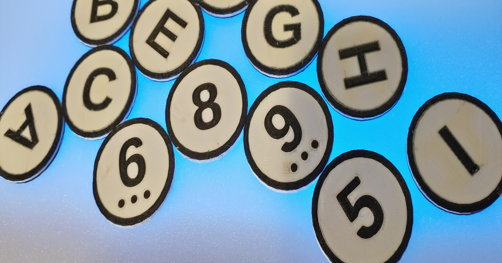 Settlers of Catan - Tile Tokens (all 28) for MMU/AMS by Andrew Frahn ...