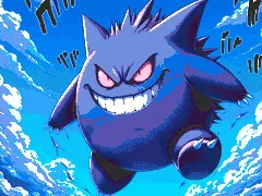 Pokemon Gengar Lithophane Color by Kenshiro Hokuto | Download free STL ...