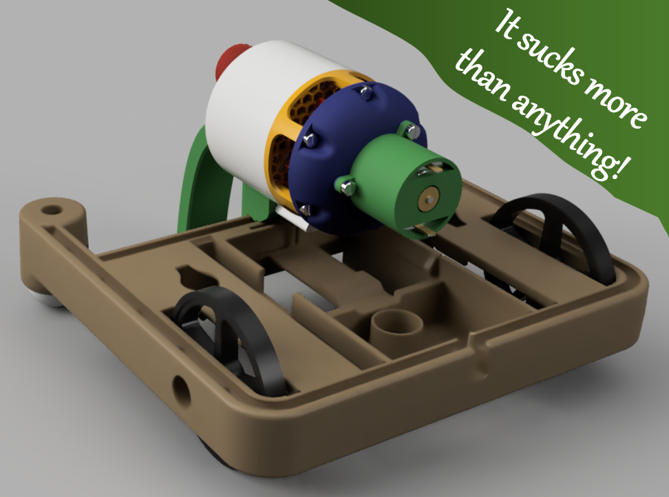 Vacuum Cleaner for the XRP robotics kit by Asbjørn | Download free STL ...