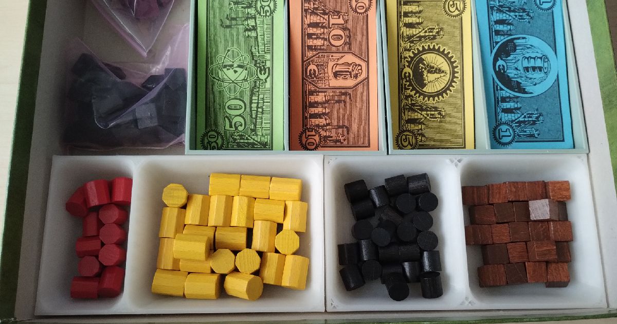 Low Power Grid Board Game Trays (Funkenschlag Insert) by Stef9998 ...