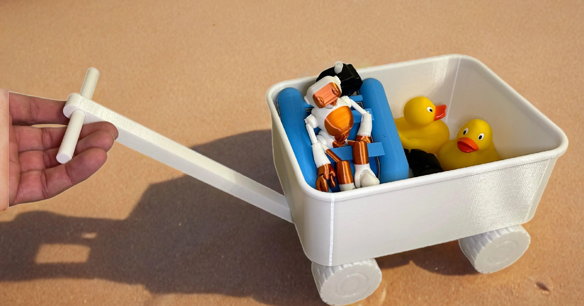 Beach Wagon for Kids by JAV3D | Download free STL model | Printables.com