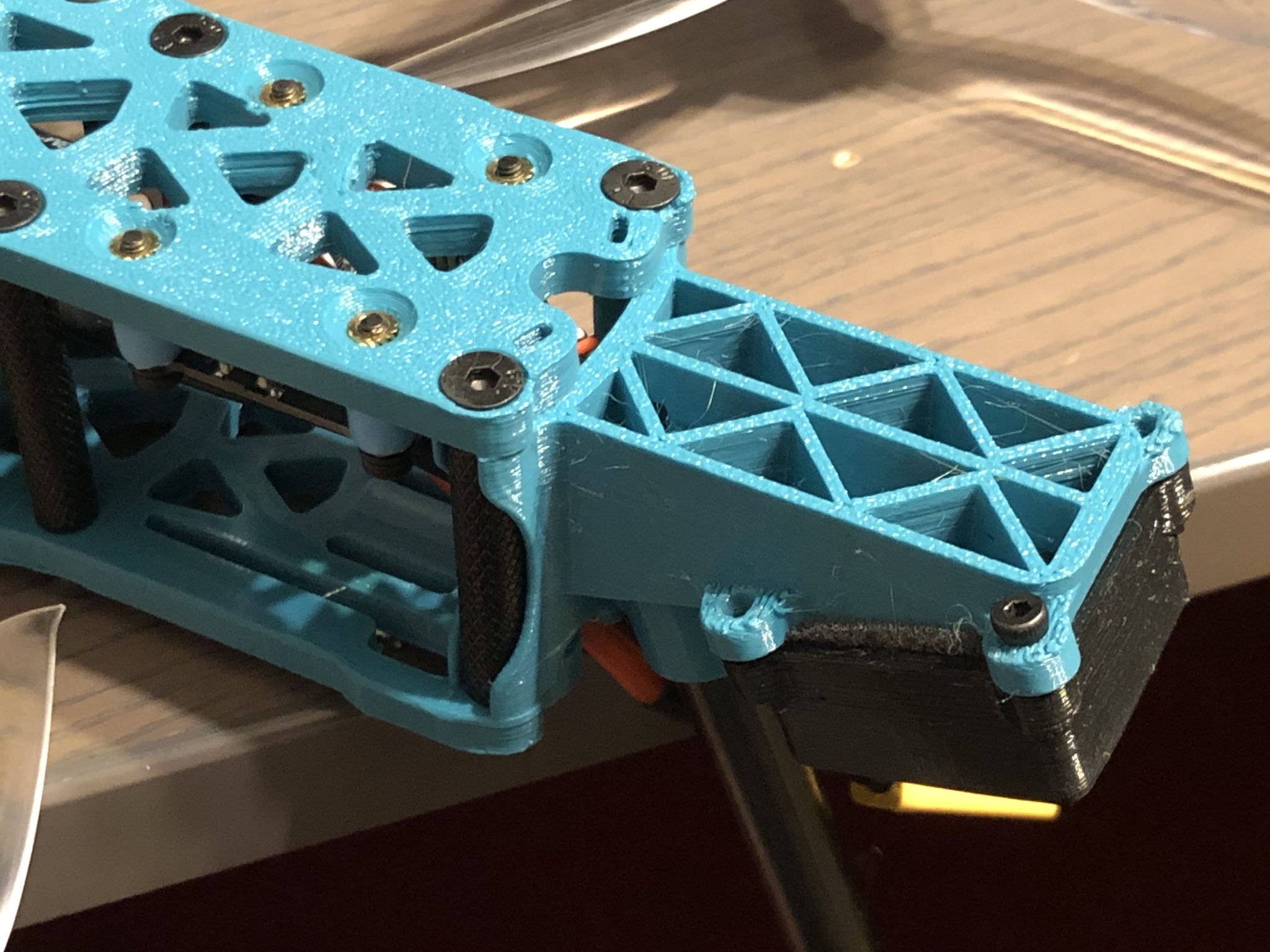 Mount for GPS module and VTX antenna on TBS v4 drone frame by Maxim ...