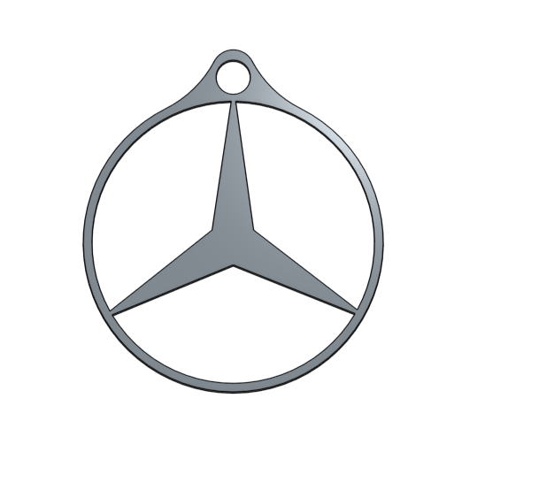 Mercedes Key Chain by Buildz | Download free STL model | Printables.com