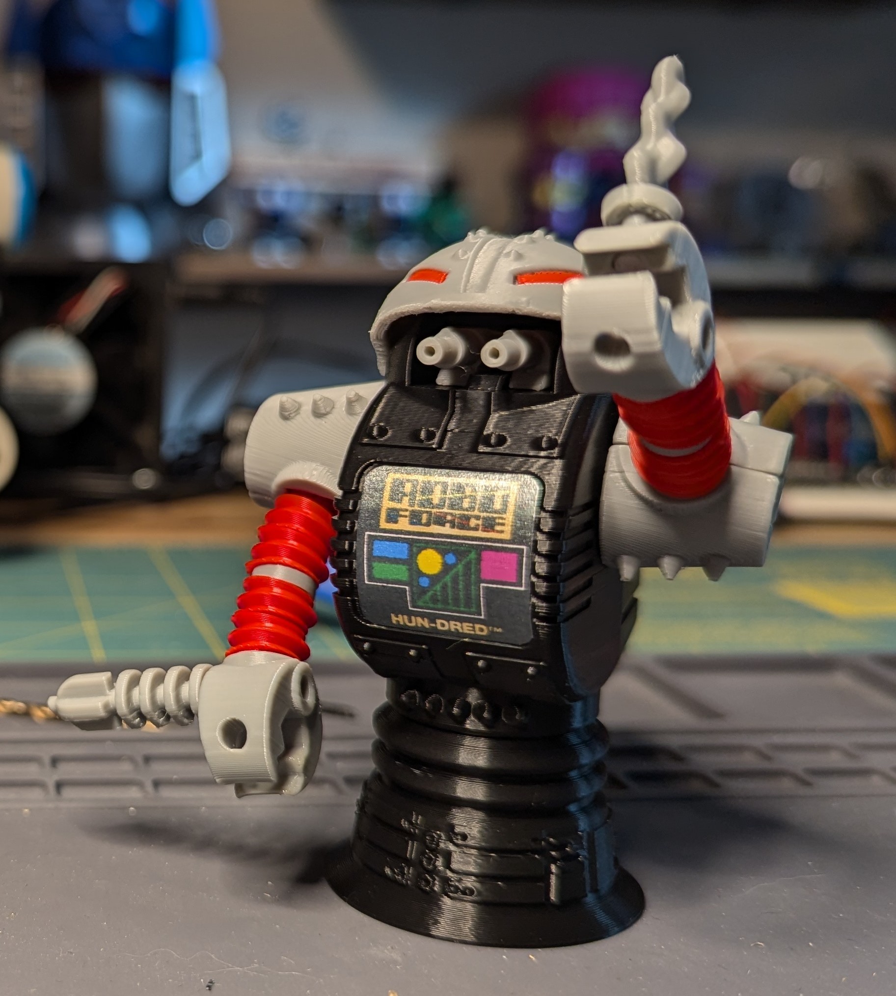 RoboForce Hun-Dred Action Figure by Spradlinb | Download free STL model ...