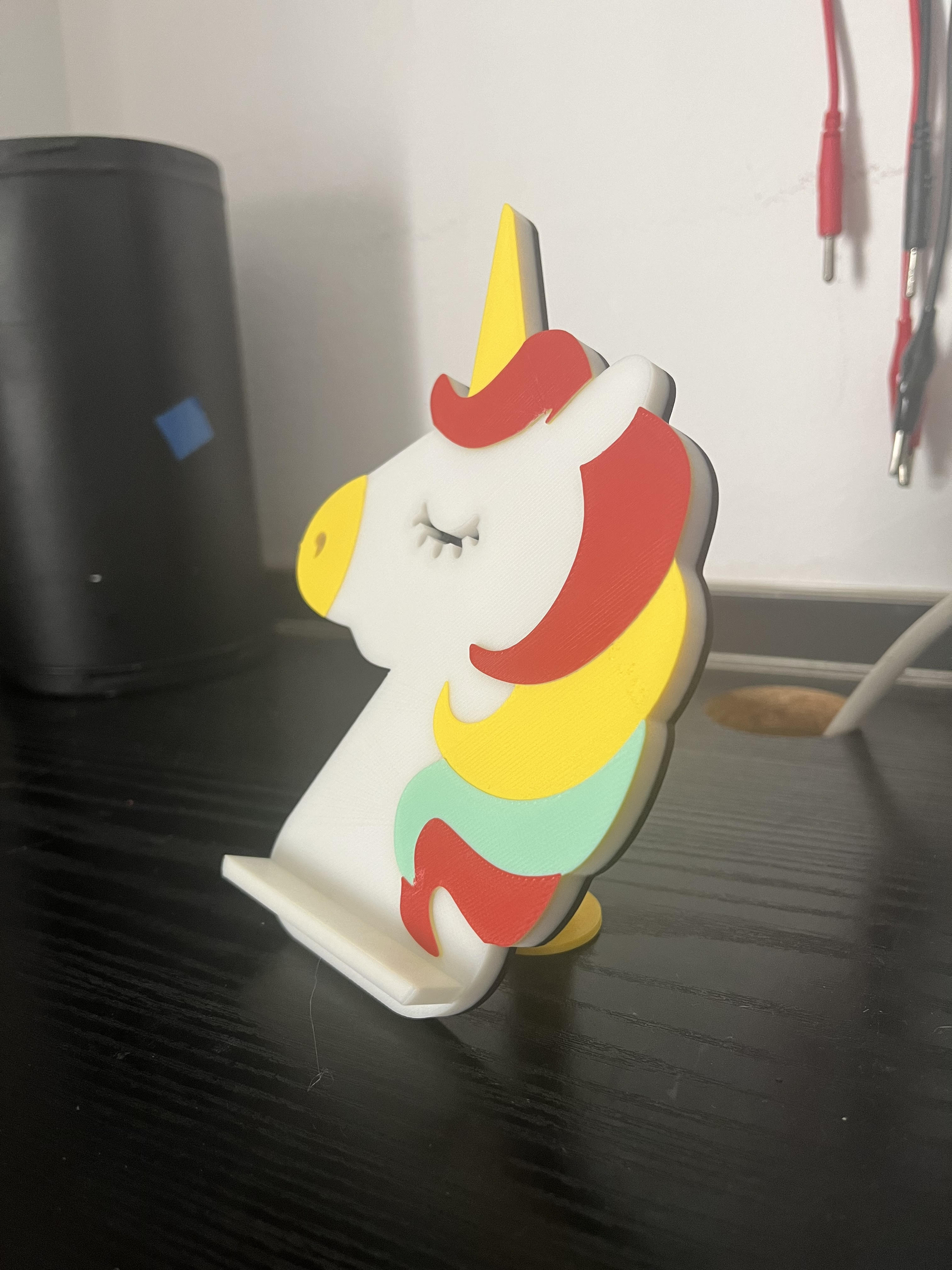 Unicorn phone stand by Trident studios | Download free STL model ...