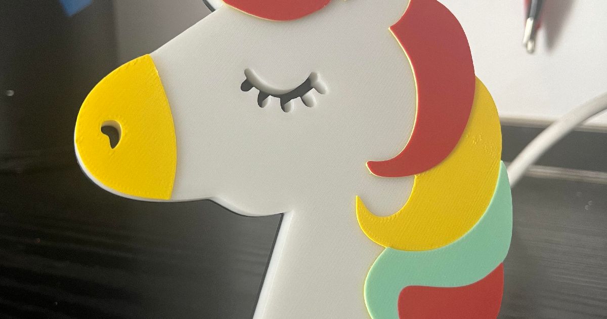 Unicorn phone stand by Trident studios | Download free STL model ...