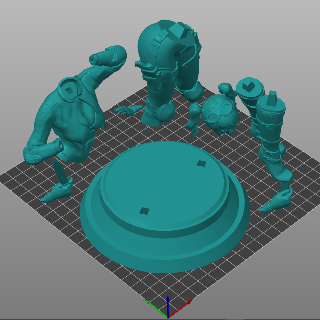 FIGURE "HARLEY QUINN 01" by D3GO_DESIGN | Download free STL model ...
