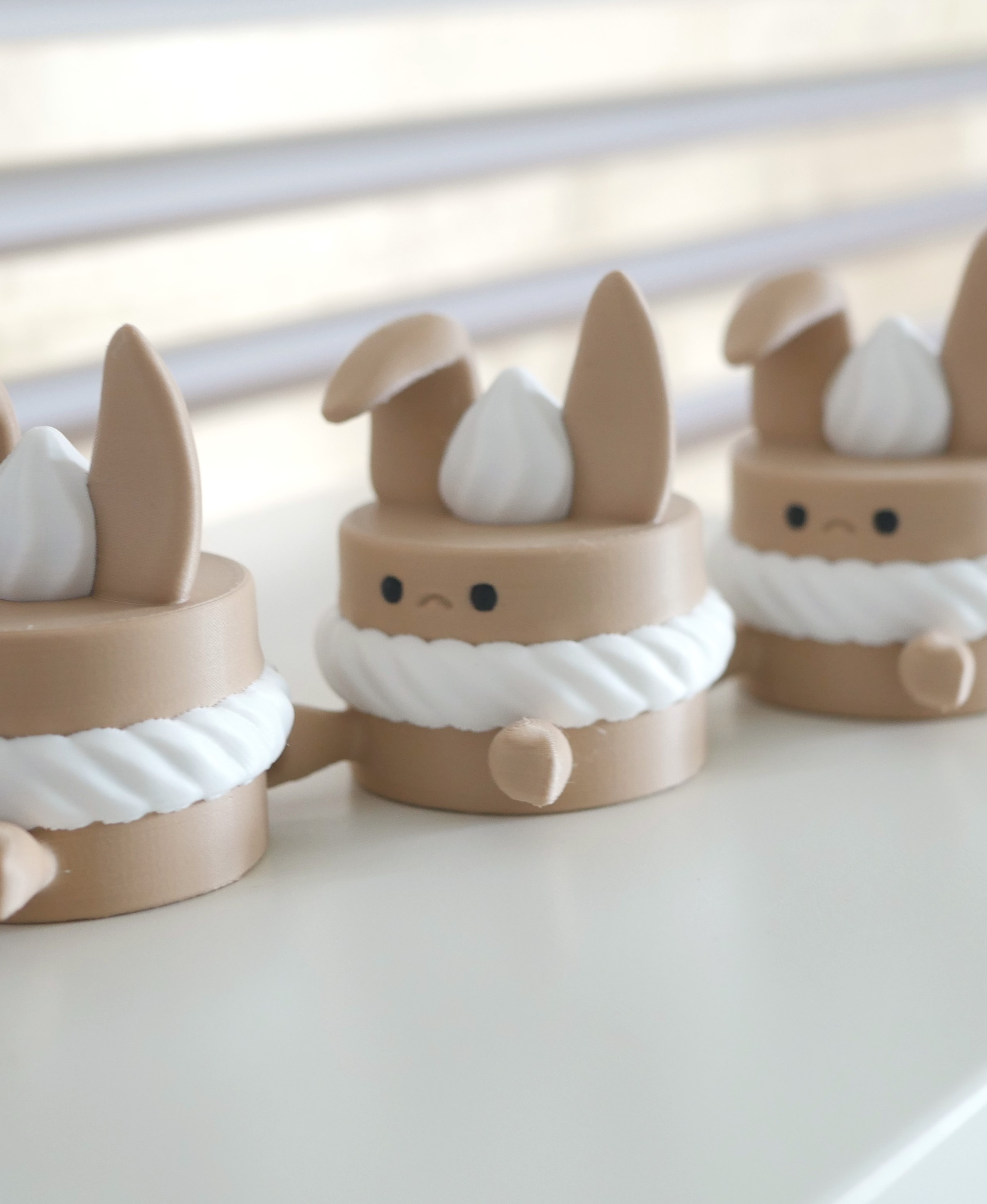 Cute Simple Cake Rabbit with Cream | Cream Bunny Cake by K8Design ...
