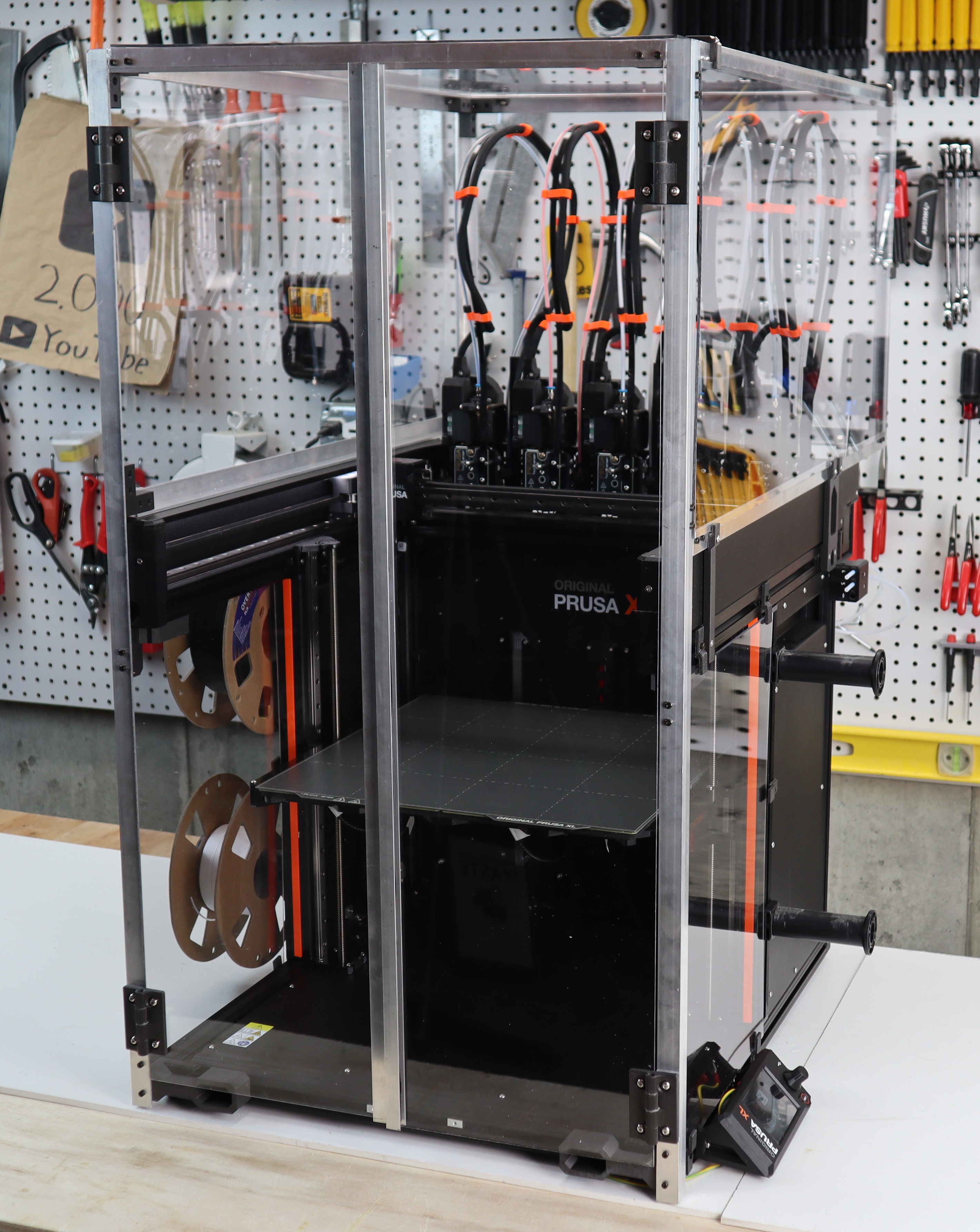 Prusa XL Enclosure - Aluminum and Polycarbonate by Asa | Download free ...