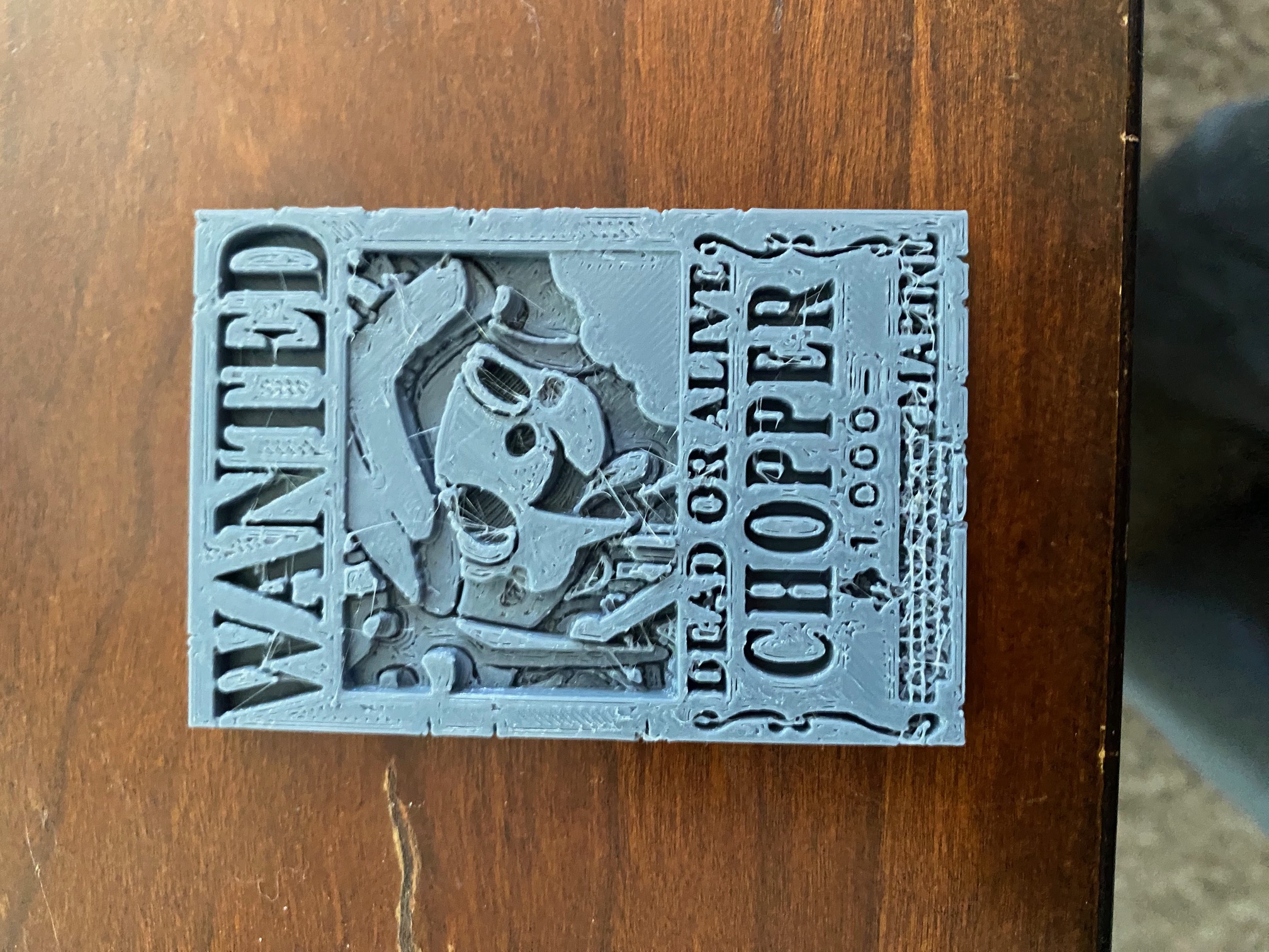 Chopper Post Wano bounty poster by Aidan | Download free STL model ...
