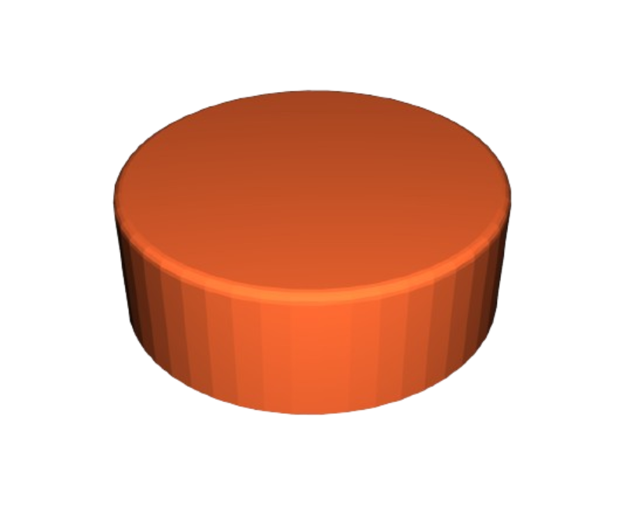 Tile, Round LEGO Brick (Real LEGO) by dokxtr | Download free STL model ...