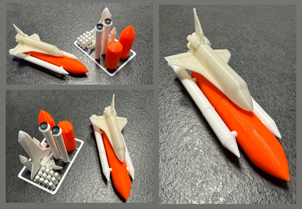 Space Shuttle kit card by MM | Download free STL model | Printables.com