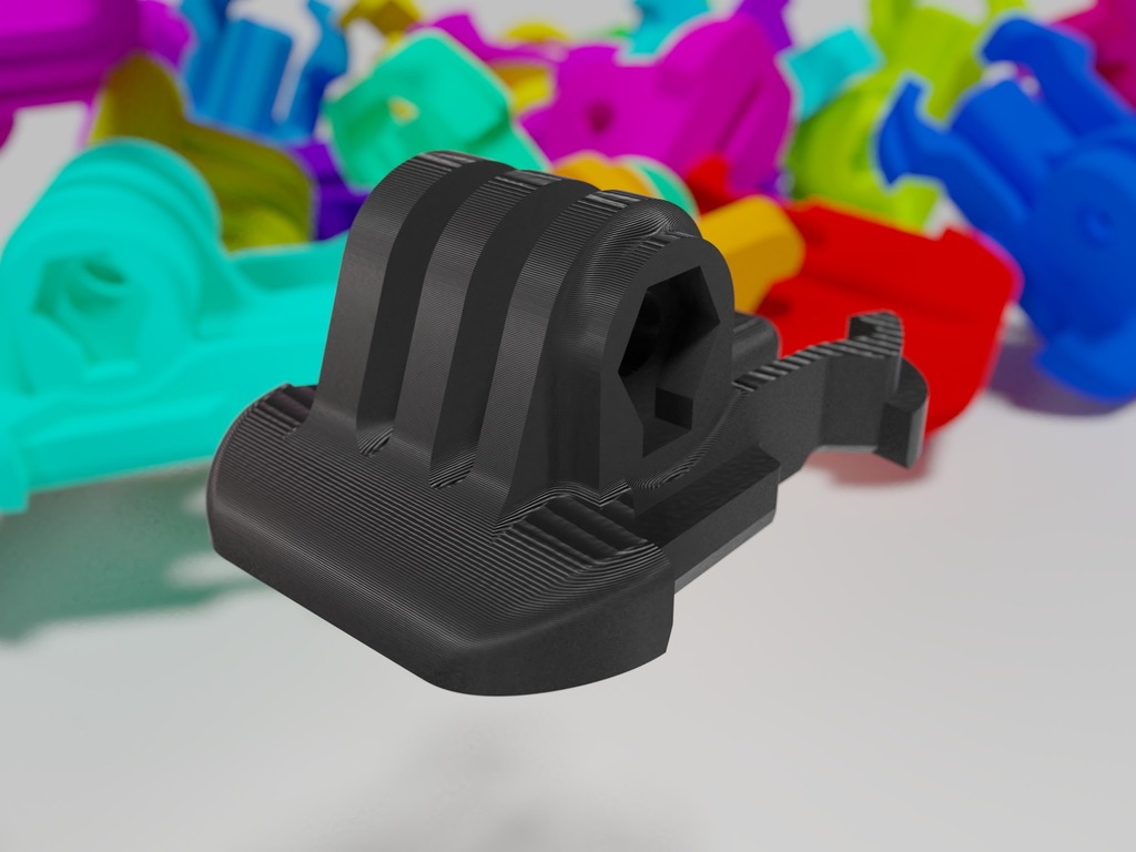GoPro Mounting buckle by LXO | Download free STL model | Printables.com