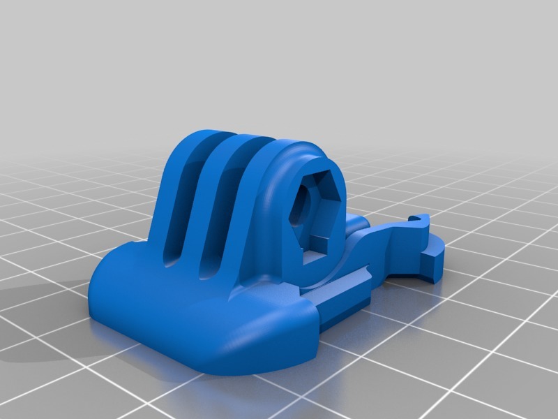 GoPro Mounting buckle by LXO | Download free STL model | Printables.com