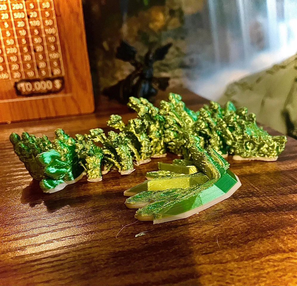 mini grass dragon by Evass3DReptiles | Download free STL model ...