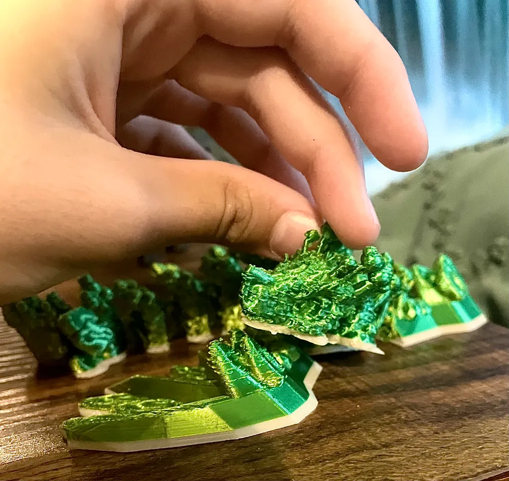 mini grass dragon by Evass3DReptiles | Download free STL model ...