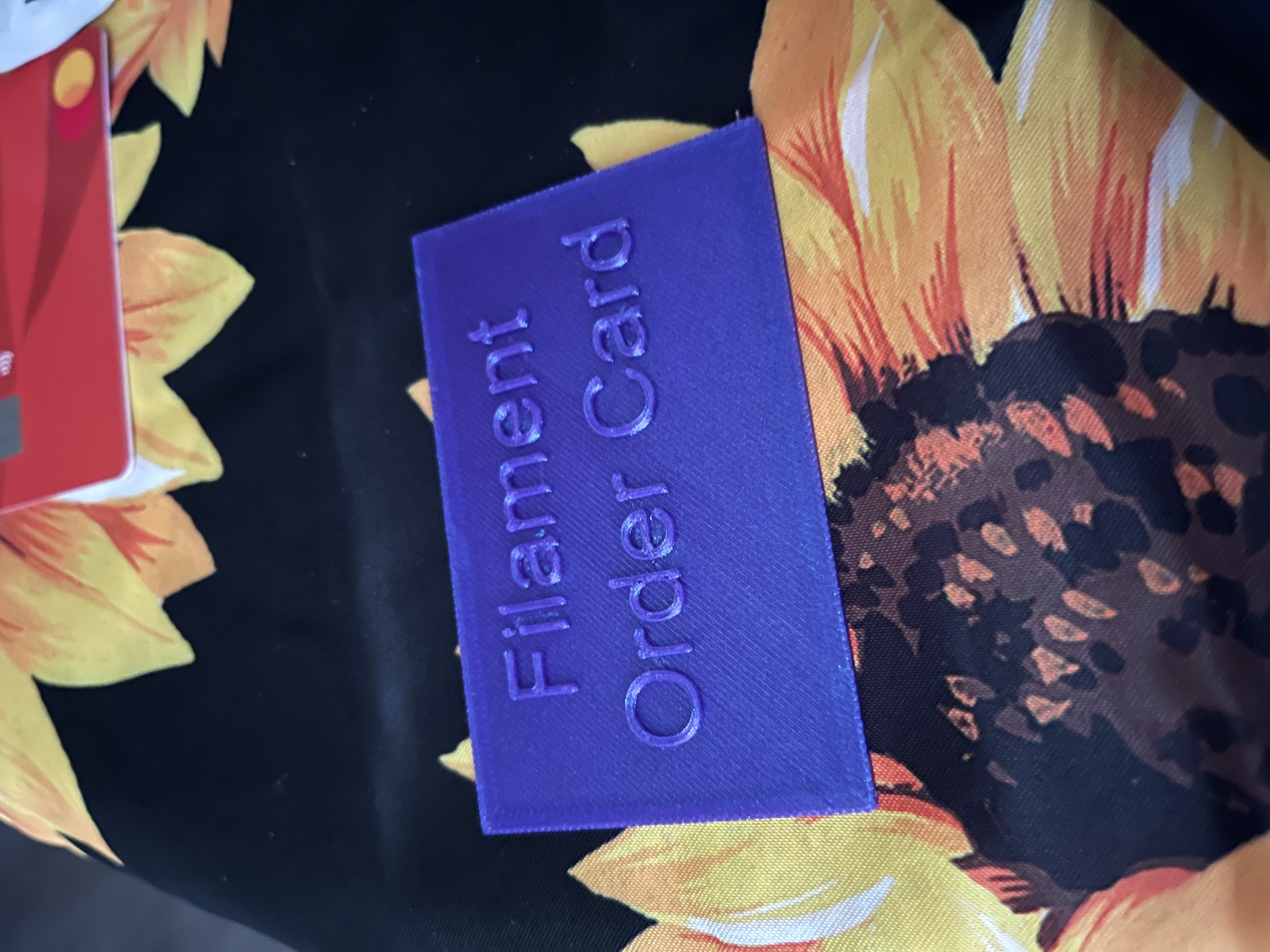 Filament Order Card by Mark Newsom | Download free STL model ...