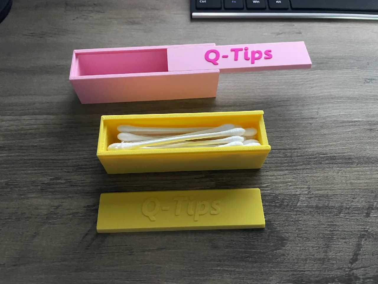 Travel Q-Tip box by BeeFarm | Download free STL model | Printables.com